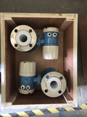 China Petroleum PFA Liner JIS Electromagnetic Flow Meter DN15-1000mm 4-20mA for sale