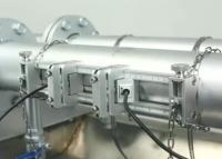 China Transit Time LCD 10KHz DN1200 Ultrasonic Flow Meter for sale