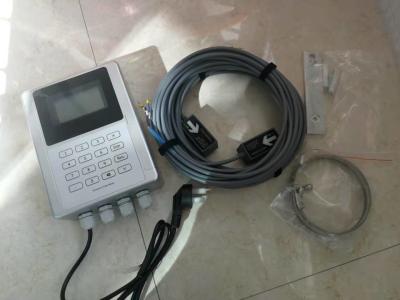 China DN25 Fix Mounting Clamp On Ultrasonic Flow Meter 0.03-12m/s IP65 for sale