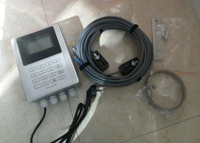 China RS232 DN25 Clamp On Ultrasonic BTU Flow Meter 12m/s IP65 Data Logger for sale