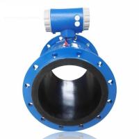 China DN25 DN800 Water Flow Meter Magnetic Flowmeter Split Type PTFE Liner 4-20mA RS485 for sale