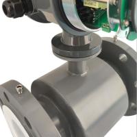 China DN200 Digital Magnetic Flow Meter Accuracy Carbon Steel Remote Type for sale