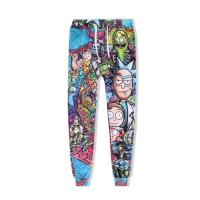 China ODM Anti Static Sublimation Sweatpants Mid Waist Type Printed Logo On Leg for sale