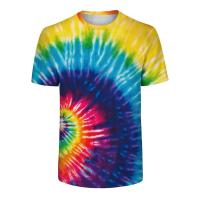China OEM Factory All Over Custom Printed Colorful Sublimation T Shirt for sale