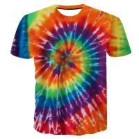 China OEM Factory All Over Custom Printed Colorful Sublimation T Shirt for sale