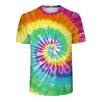 China OEM Factory All Over Custom Printed Colorful Sublimation T Shirt for sale