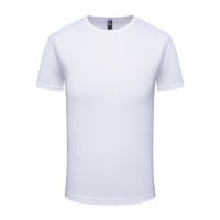 China Anti-Shrink Plain Sublimation Printed T Shirts 100 Polyester  Running T Shirts for sale