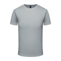 China Anti-Shrink Plain Sublimation Printed T Shirts 100 Polyester  Running T Shirts for sale