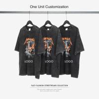 China Custom Graphic Tee Shirts Men'S Silk Screen Printing T Shirt Heavyweight for sale