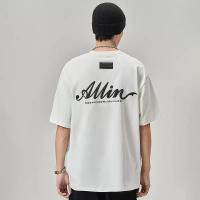 China Custom Puff Print Boxy Thick Collar Soft Sublimation Shirts Heavyweigh for sale
