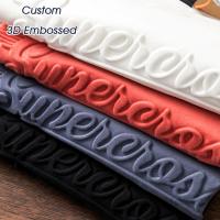 China Custom Puff Print Boxy Thick Collar Soft Sublimation Shirts Heavyweigh for sale