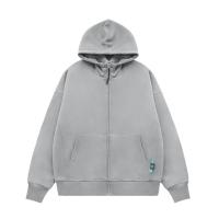 China Unisex Custom 350gsm Sublimation Blank Hoodies Puff Printing Zip Up Hoodie for sale