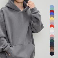 China Unisex Custom 350gsm Sublimation Blank Hoodies Puff Printing Zip Up Hoodie for sale