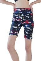 China Machine Washable Custom Printed Leggings Seamless Gym Shorts For Women for sale