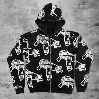 China Customization All Over Sublimation Print Hoodie French Terry Graphic Hoodie for sale