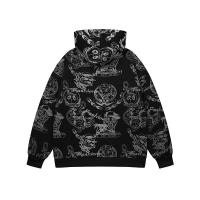 China Customization All Over Sublimation Print Hoodie French Terry Graphic Hoodie for sale