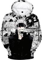 China 3D Print Anime Custom Sublimated Hoodies for sale