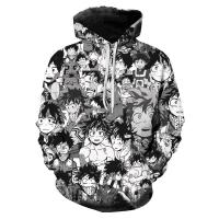 China 3D Print Anime Custom Sublimated Hoodies for sale
