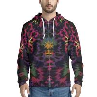 China Street Wear Over Size  Men Sublimation Hoodies Zipper Up Pullover for sale