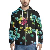 China Street Wear Over Size  Men Sublimation Hoodies Zipper Up Pullover for sale