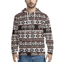 China Street Wear Over Size  Men Sublimation Hoodies Zipper Up Pullover for sale