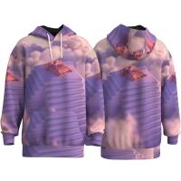 China 100% Polyester Sublimation Hoodies Sweatshirt Customizable Anti Wrinkle for sale