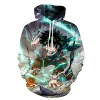 China Graphic Sublimation Print Hoodie Anime Woven Plain Dye Sublimation Sweatshirts for sale