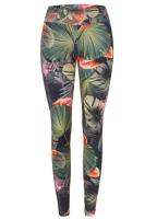 China Moisture Wicking Custom Sublimation Leggings Women High Waist Printed Leggings for sale