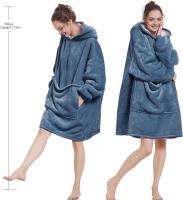 China Various Colors Hooded Wearable Blanket As Birthday Gifts For Women for sale