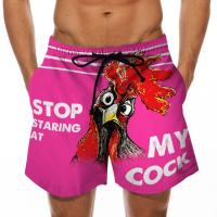 China Summer Vacation Holiday Men'S Custom Swim Shorts Anti Shrink for sale