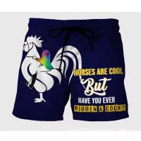 China OEM Service Custom Printed Beach Pants Polyester Swim Trunks Quick Dry For Men for sale