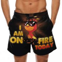 China OEM Service Custom Printed Beach Pants Polyester Swim Trunks Quick Dry For Men for sale
