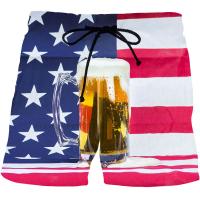 China Anti UV Custom Swim Trunks Digital Sublimation Printing Shorts For Men Breathable for sale