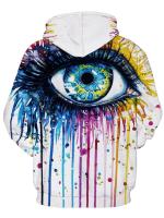 China Unisex Pullover 3d Polyester Sublimation Hoodies Skull Hoodies For Men Breathable for sale