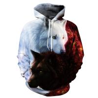 China Adjustable Hood 3d Sublimation Printing Hoodie For Men Anti Pilling for sale