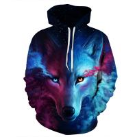 China Adjustable Hood 3d Sublimation Printing Hoodie For Men Anti Pilling for sale