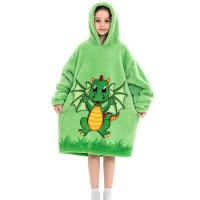 China BSCI Anti Pilling Wearable Blankets Pajamas Lazy Oversized Pullovers For Kids for sale