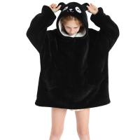 China Fashionable Comfortable Childrens Hooded Pajamas Wearable Blanket  Hoodie for sale