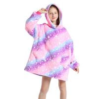 China Fashionable Comfortable Childrens Hooded Pajamas Wearable Blanket  Hoodie for sale