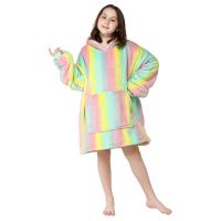 China Colorful Cozy Personalised Oversized Blanket Hoodie Extremely Warm for sale