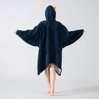 China Pentagram Flannel Hoodie Blanket Colorful Cape Air Conditioning Custom Print Oodie for sale