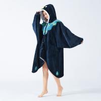 China Pentagram Flannel Hoodie Blanket Colorful Cape Air Conditioning Custom Print Oodie for sale
