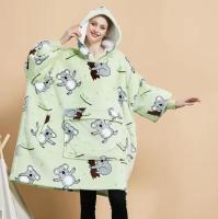 China 100% Polyester Fleece Oversized Hooded Blankets  Unisex Ultra Comfortable for sale