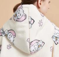 China Animals Luxury Plush Flannel Hoodie Blanket Warm Adults Oversized Hoodie Blanket for sale