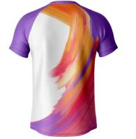 China 100% Polyester Full All Over Sublimation Printed T Shirts Running Sport Tshirt Quick Dry for sale