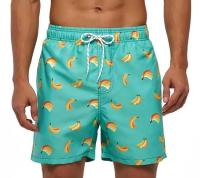 China 3D Print Plus Size Beach Shorts Cartoon Printed Mens Surf Trunks Nontoxic for sale