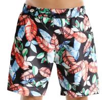 China Digital Print Quick Dry Mens Swimming Trunks for sale