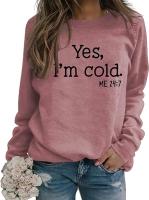 China Funny Letters Printed Casual Loose Sublimation Pullover Sweater Print On Demand OEM for sale