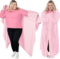 China Cape Cozy Throw Plush Oversized Hooded Blankets Hooded Tv Blanket for sale