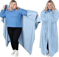 China Cape Cozy Throw Plush Oversized Hooded Blankets Hooded Tv Blanket for sale